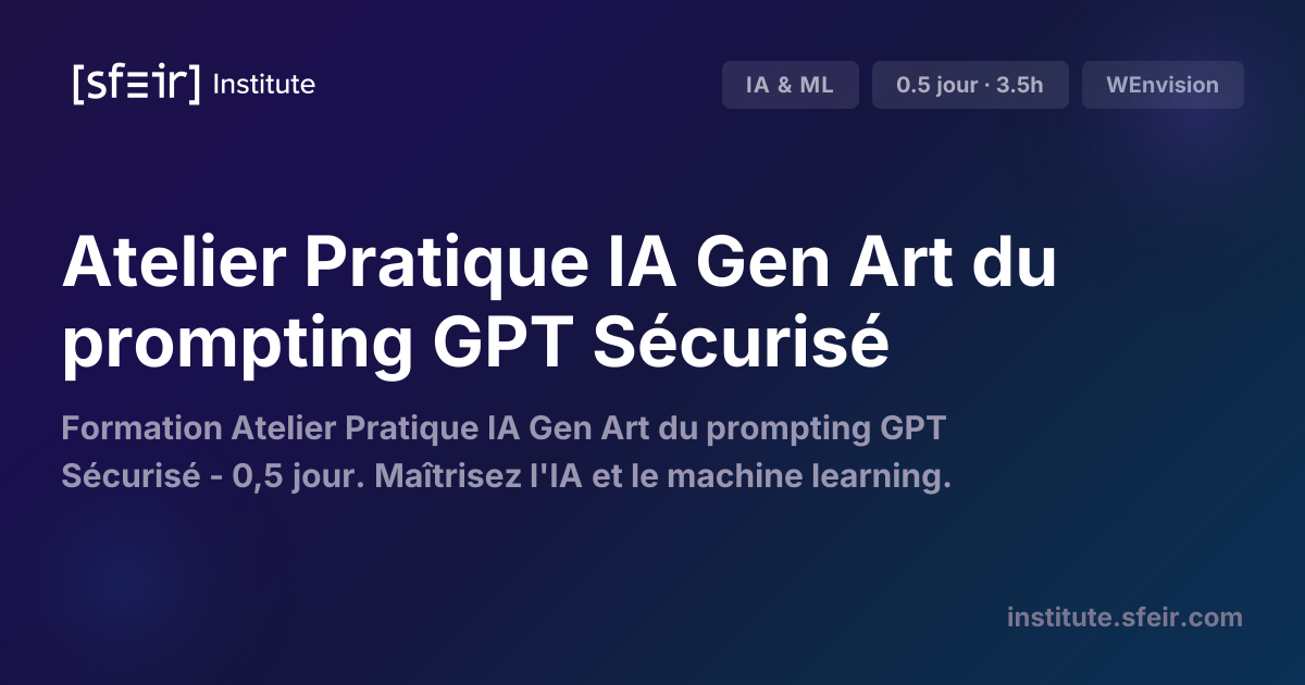 Formation Prompting IA Sécurisé - Découvrez le prompting en 0,5 jour ...