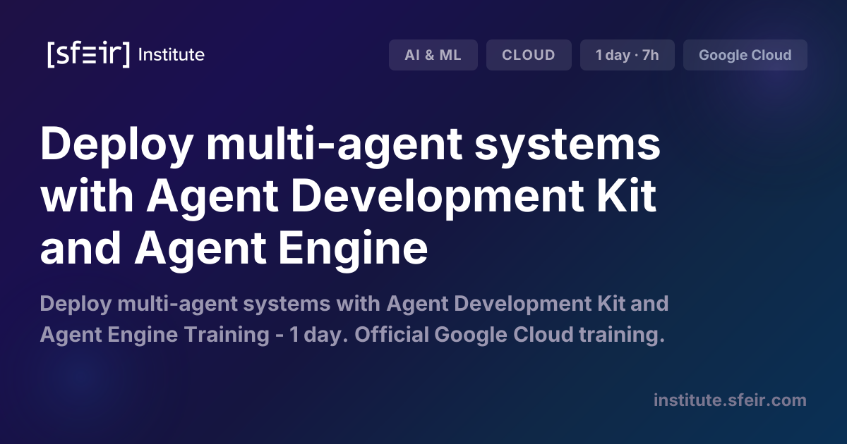 Deploy multi-agent systems with Agent Development Kit and Agent Engine ...